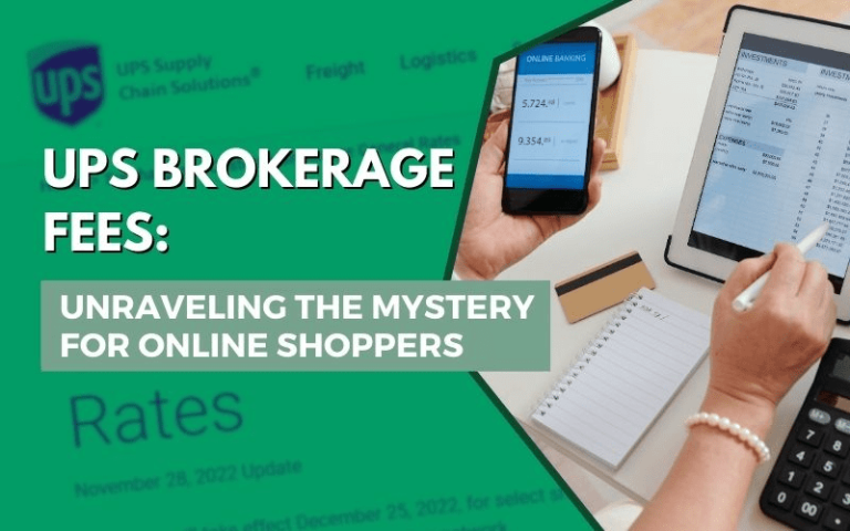 UPS Brokerage Fees: Unraveling the Mystery for Online Shoppers - Page One Formula